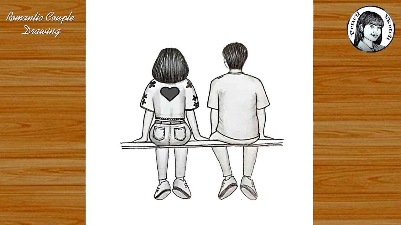 How to easy draw a couple || Pencil sketch for beginner || Couple ...