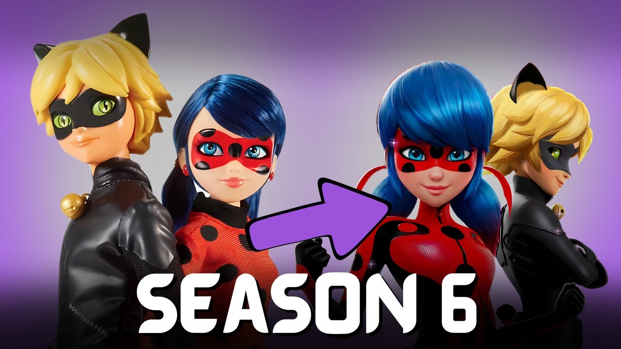 Making Season 6 Miraculous Ladybug and Cat Noir Dolls - YouTube