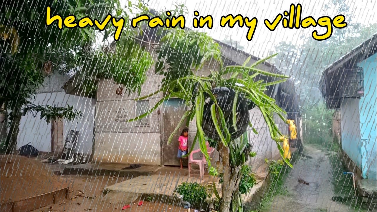 taking a leisurely walk around my village, looking at simple houses ...