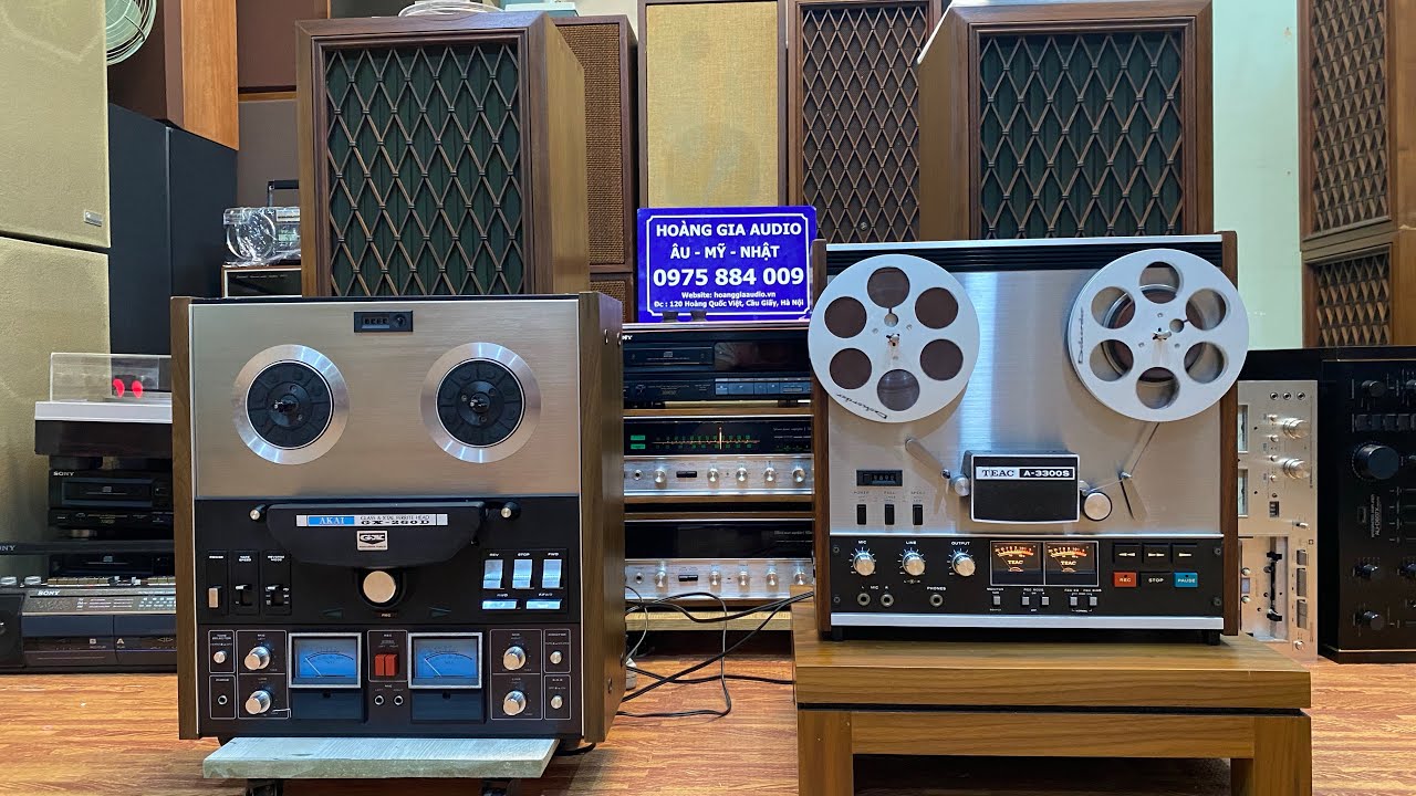 Mời các bác đánh giá chất âm của Akai 260D và Teac 3300S. Hoàng Gia ...
