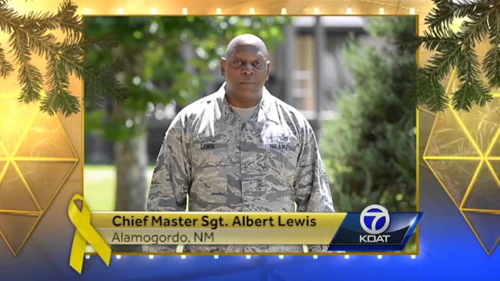 Military Greetings: Chief Master Sgt. Albert Lewis - YouTube