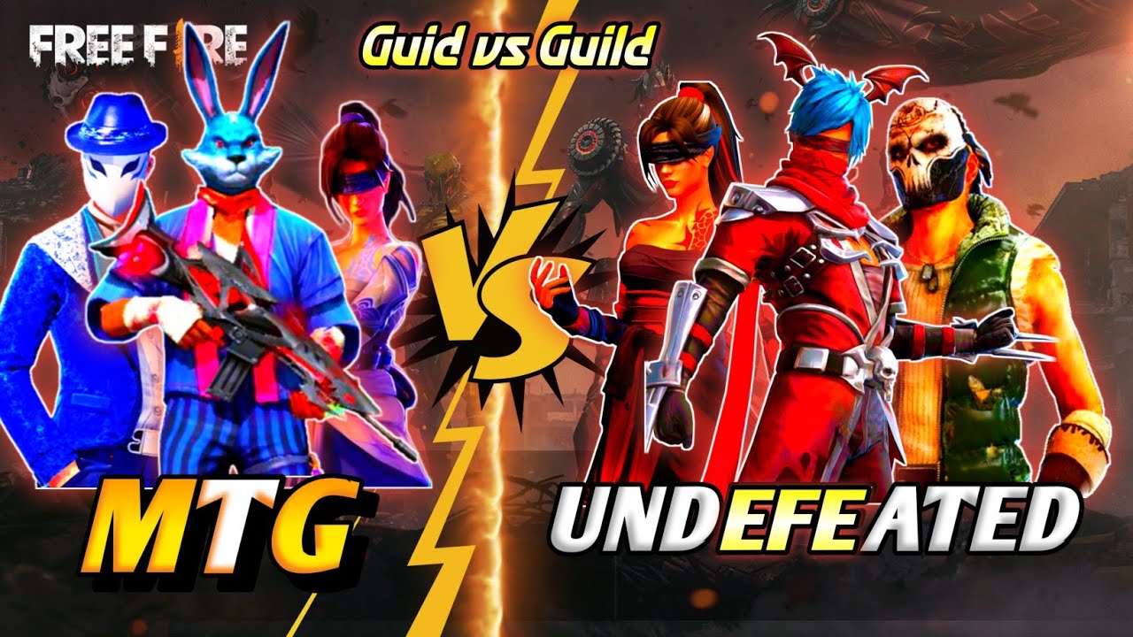 MTG vs Undefeated || Guild vs Guild || Garena Free Fire || Mr Topu ...