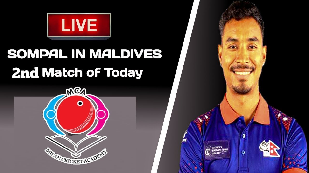 Sompal Kami Playing For Milan Cricket Academy | Maldives Premier League ...