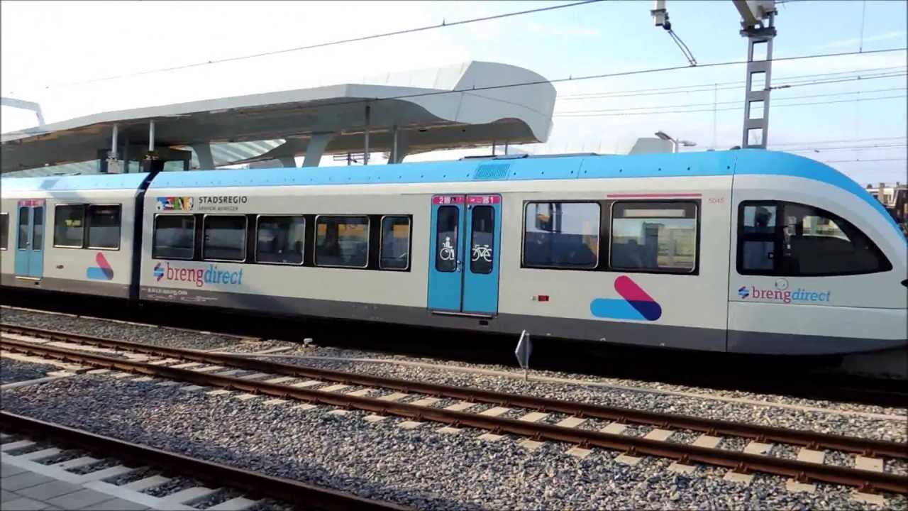 BRENG = Stadler GTW 2/8 = CXXN treinstel 5045 - YouTube