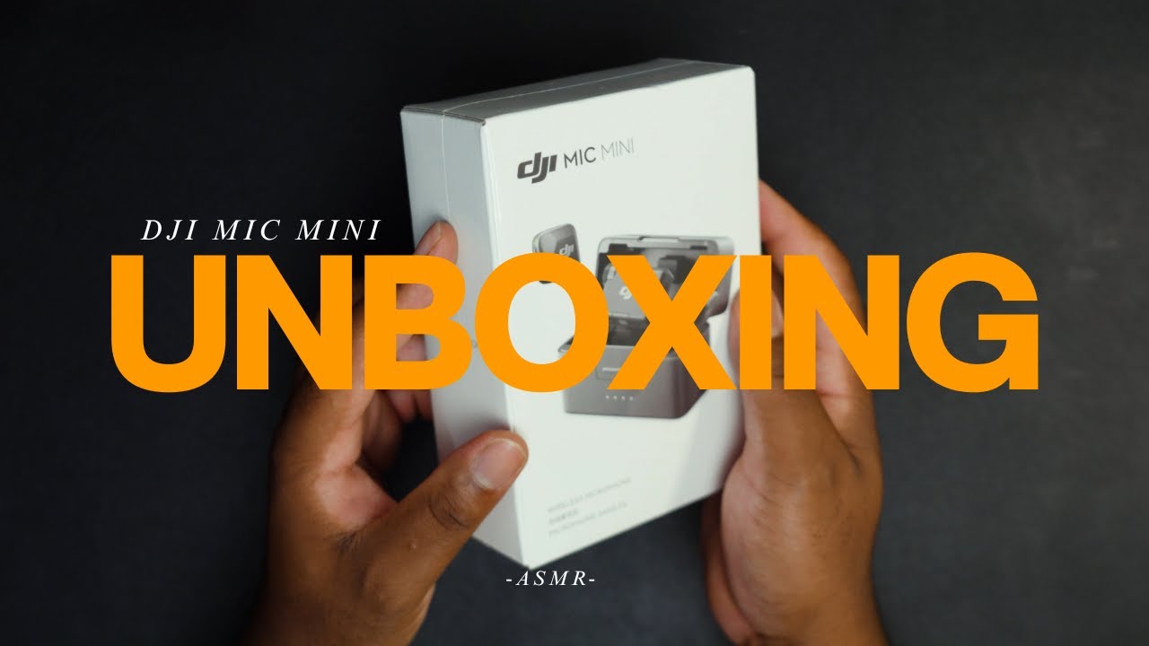 Dji Mic Mini Unboxing | Sony FX30 | ASMR - YouTube