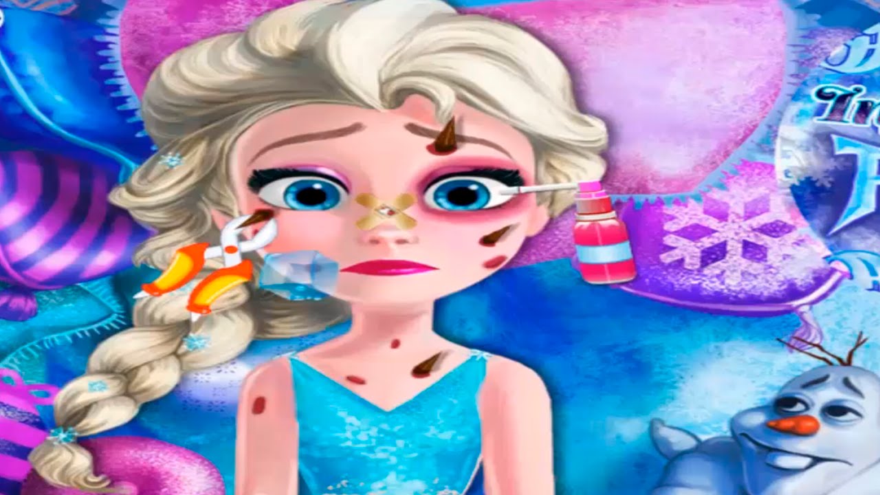 Disney Frozen - Injured Elsa Frozen - Disney Princess English - Game ...