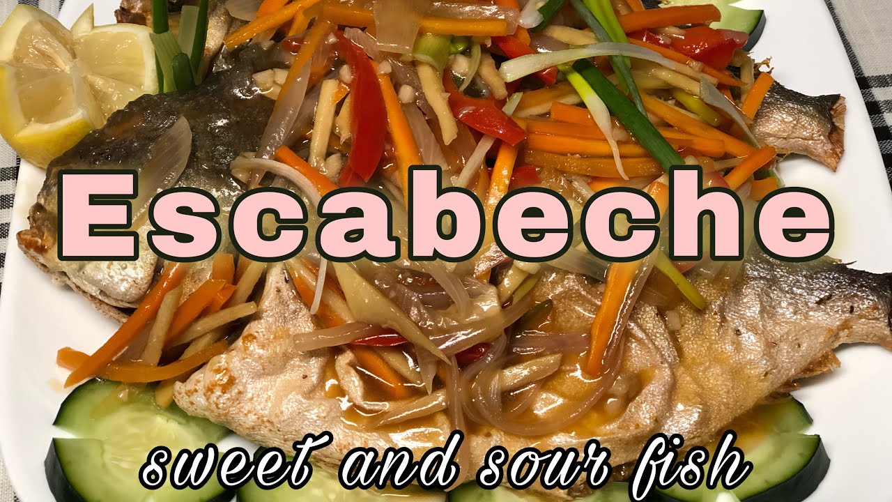 How to Cook Escabeche | Filipino Sweet & Sour Fish - YouTube