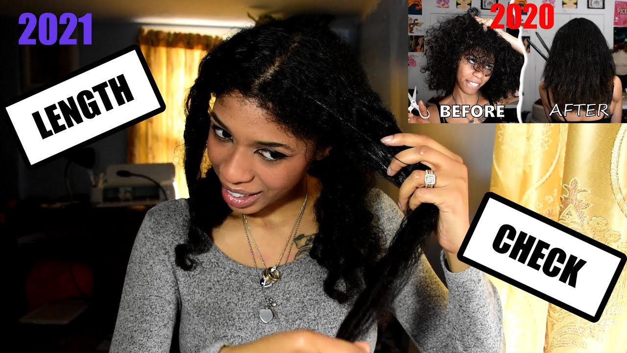 LENGTH CHECK &TRIM!! || Straightening My Hair Again After Another Year ...