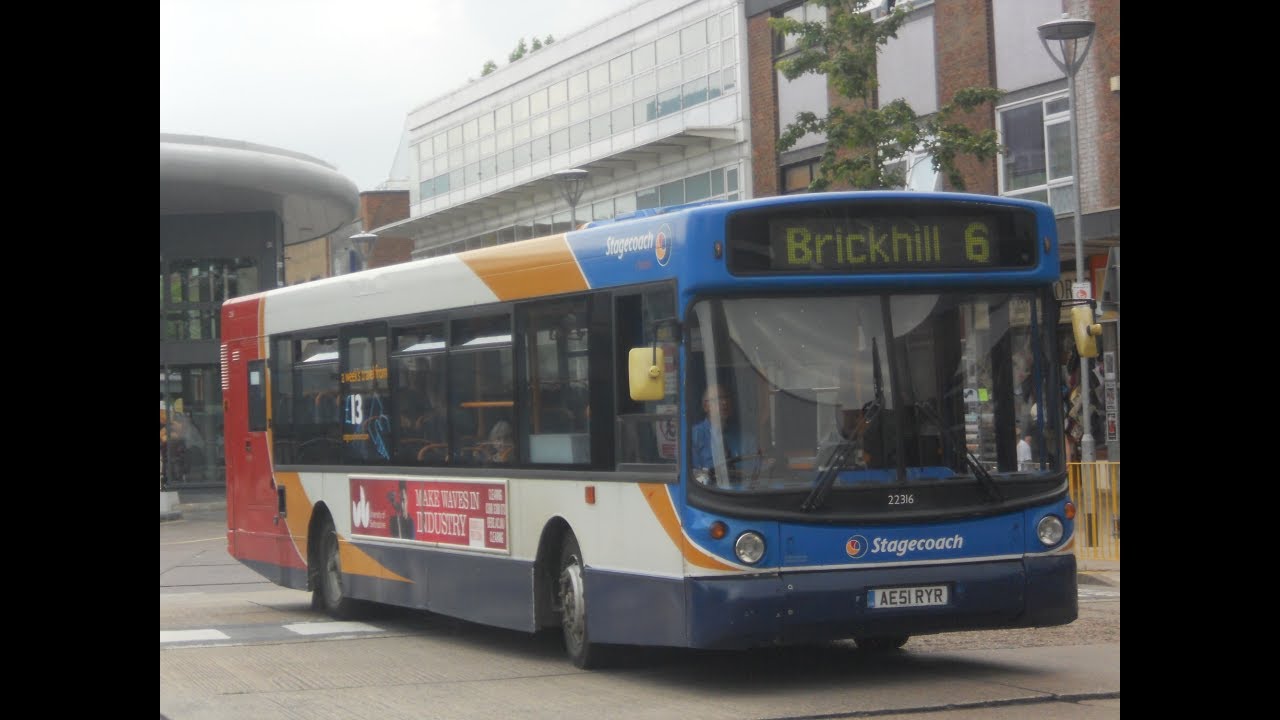 Stagecoach East MAN 18.220 (Alexander ALX300) 22316 AE51 RYR on route 5 ...