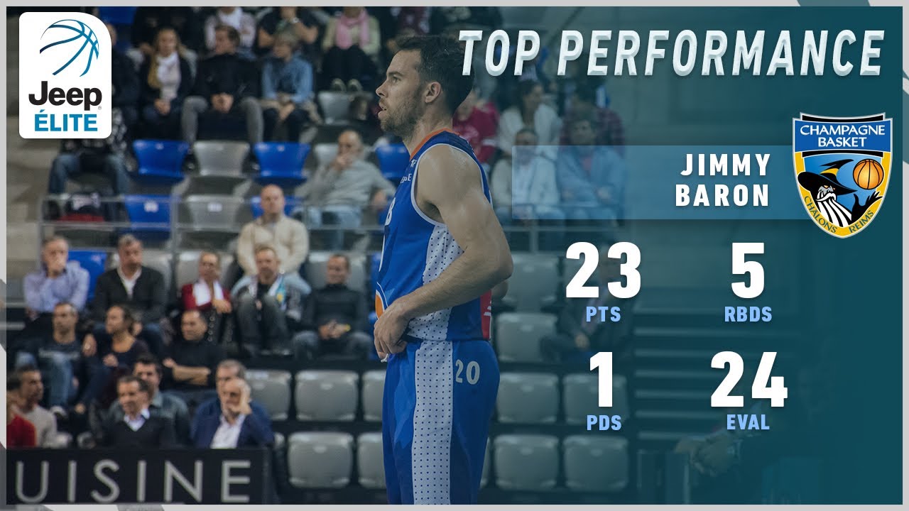 Jimmy Baron 23PTS (7/10 à 3PTS) vs Antibes | Highlights Jeep® ÉLITE ...