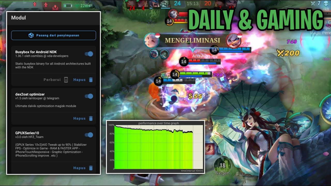 LIBAS SEMUA GAME 60 FPS !! RACIKAN MODULE MAGISK TERBARU - ROOT - YouTube
