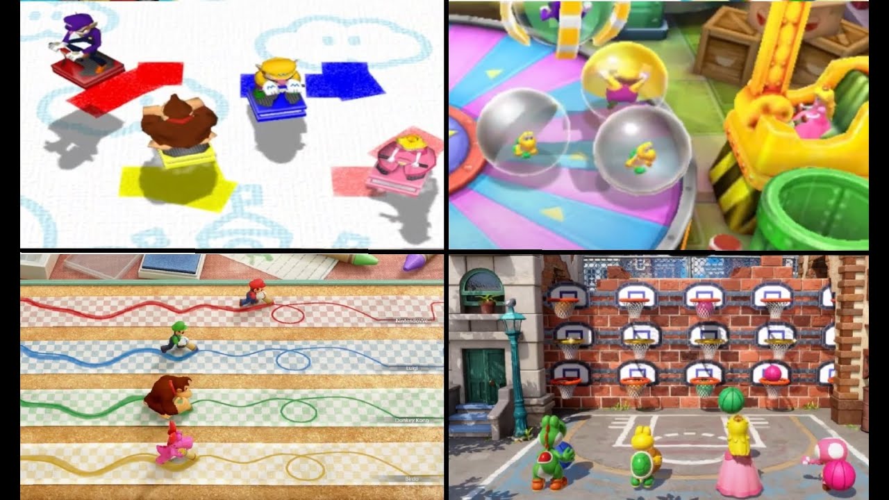 Evolution of Mario Party 4 Minigames (Original, Top 100, Superstars ...