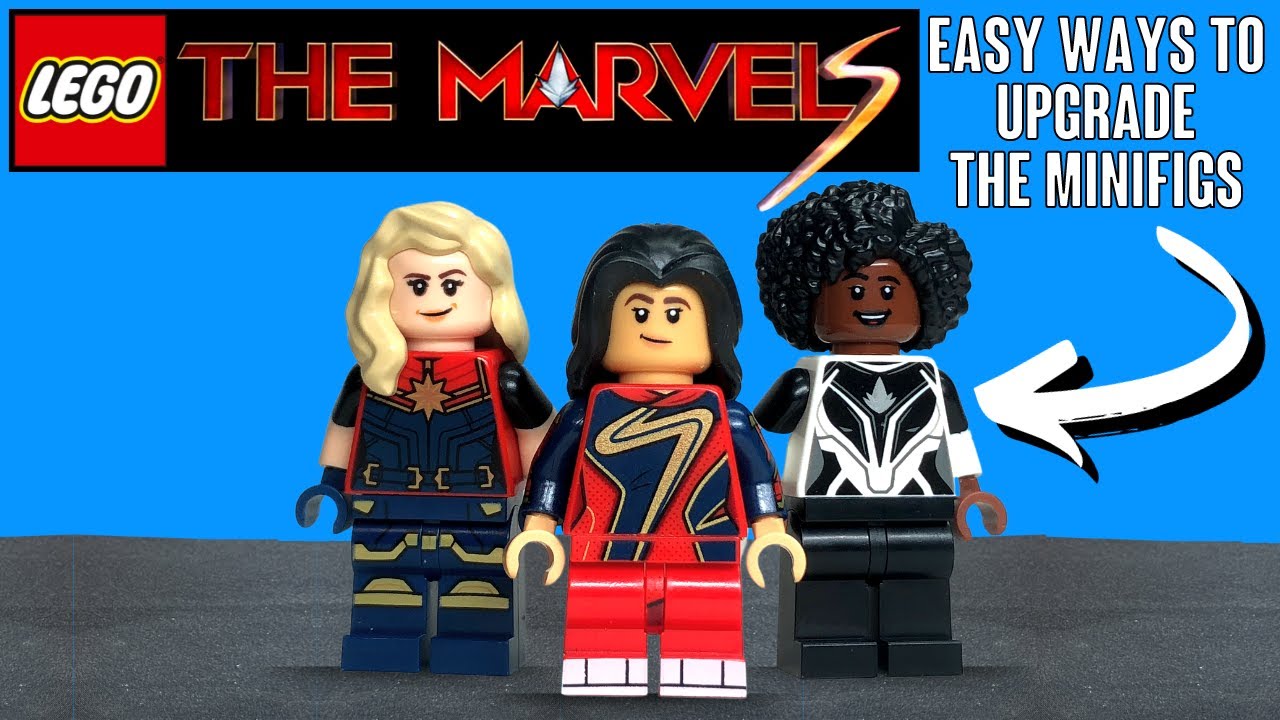 Upgrading The Marvels LEGO Minifigs + Making Them More Accurate (Photon ...