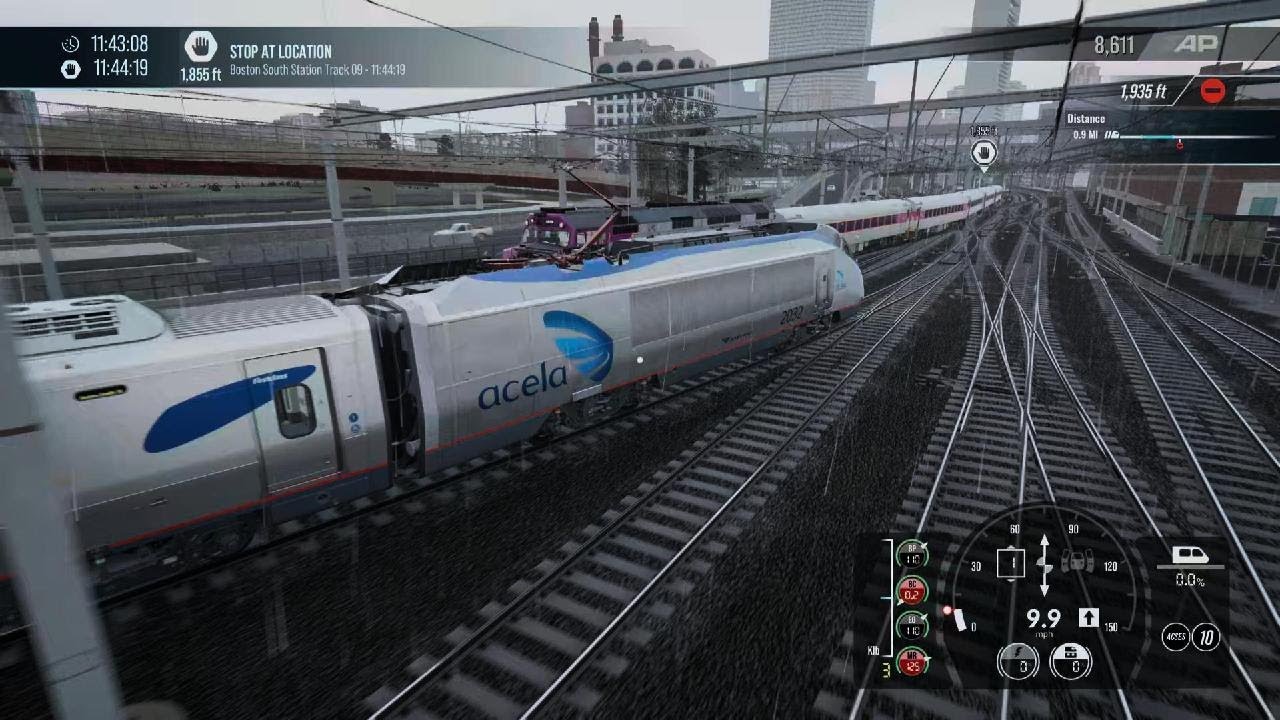 Train Sim World 5- Amtrak Acela Express #2150 Providence to Boston ...