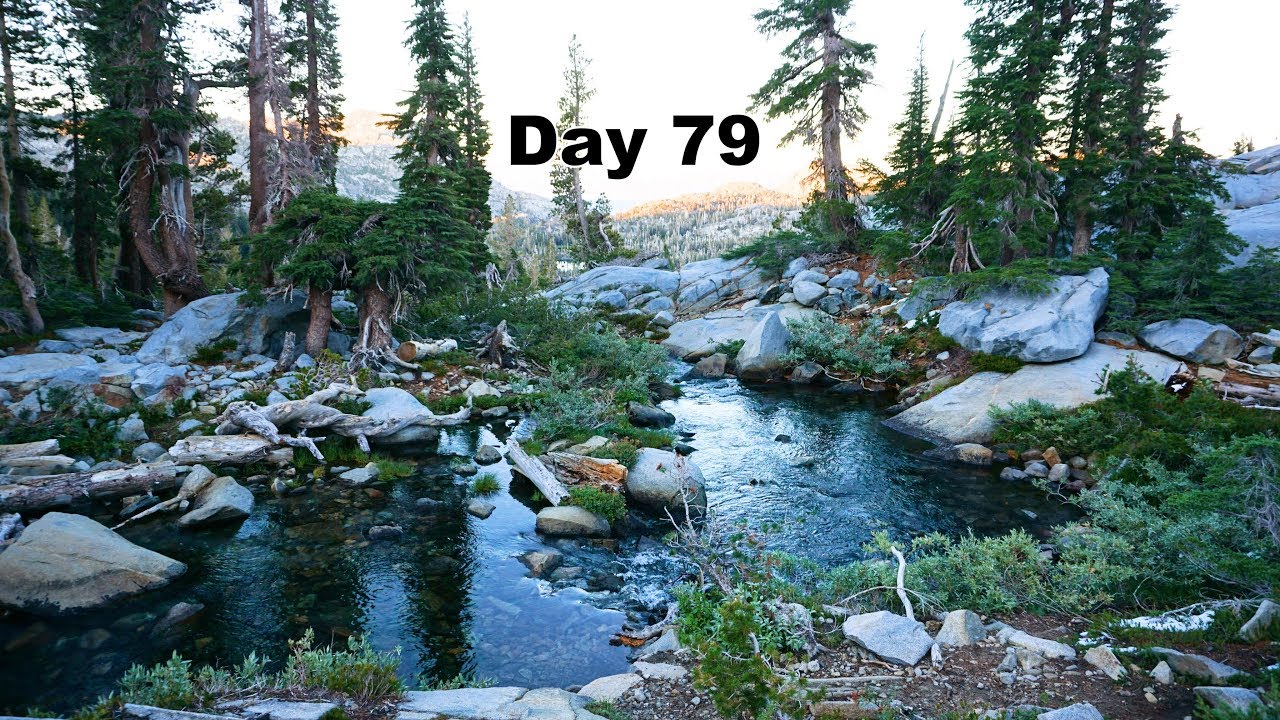 79 PCT - PCT Southbound Train, Camping with Trail Fam - YouTube