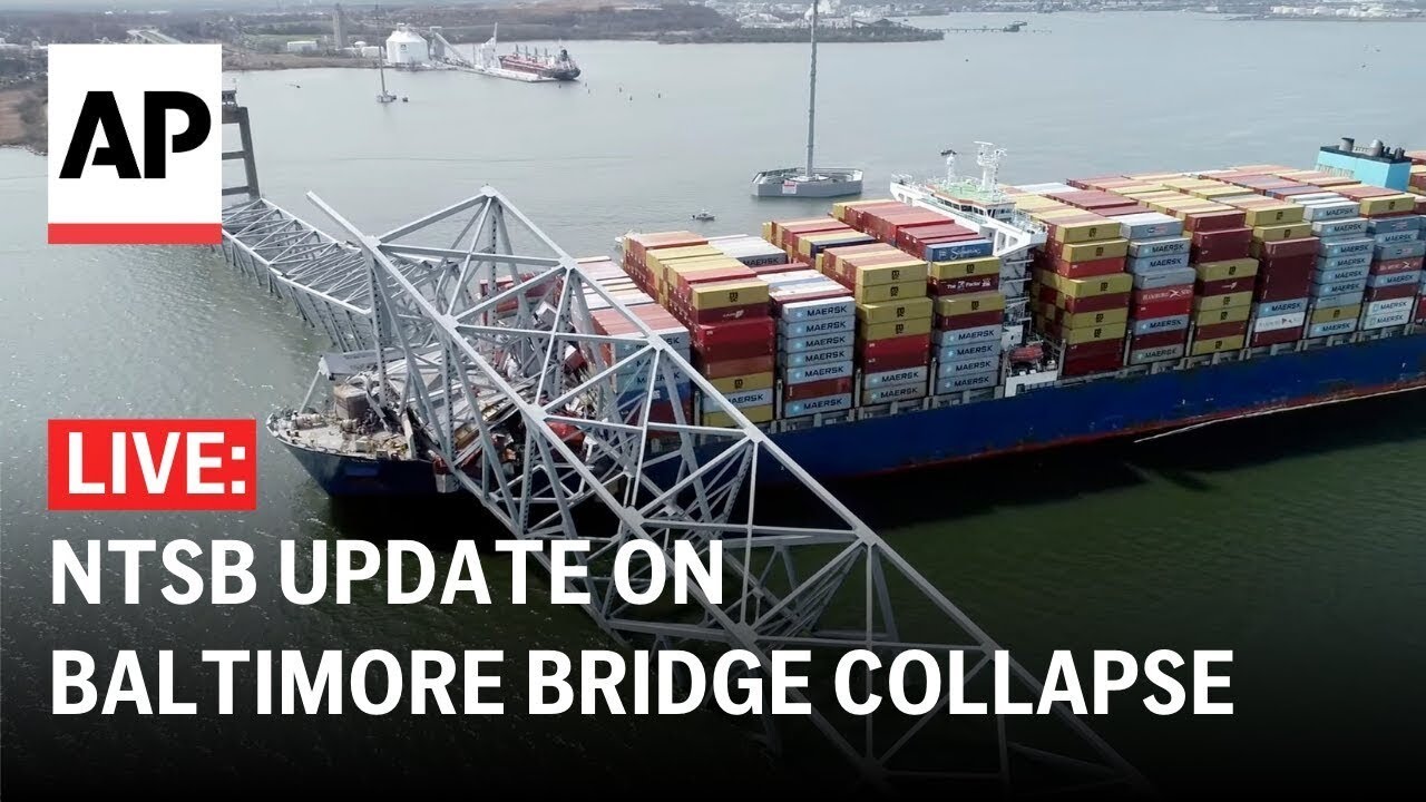LIVE: NTSB updates on Baltimore bridge collapse - YouTube