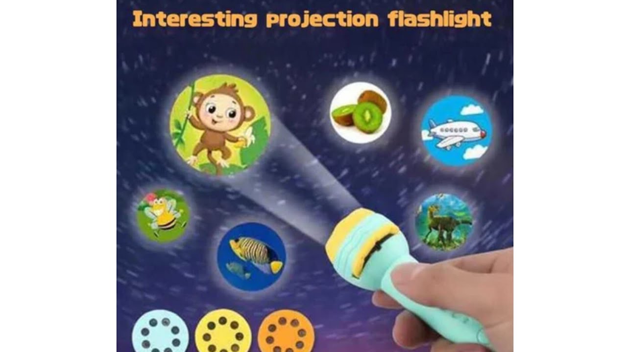Review SENTER PROYEKTOR MAINAN ANAK SERI BINATANG - YouTube