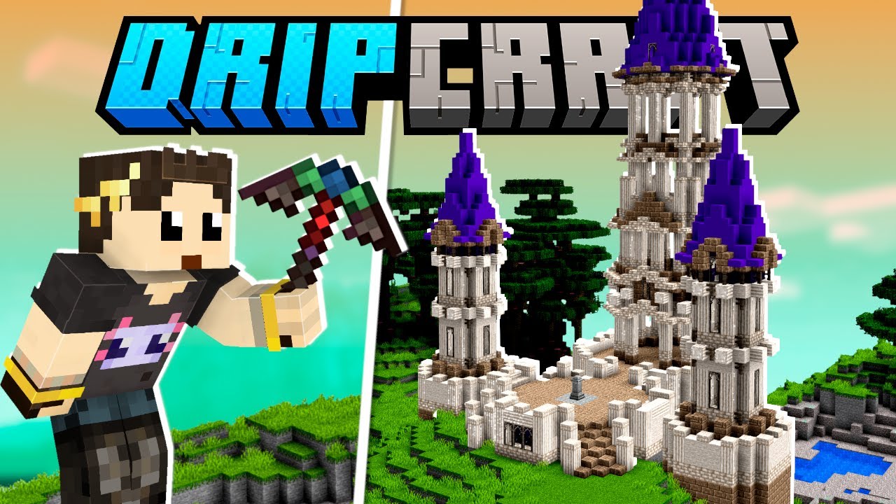 DRIPCRAFT | INÍCIO DA CONSTRUÇÃO DE DRIPCITY | PREPARANDO O SPAWN | EP ...