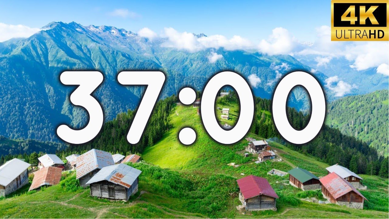 37 Minute Timer ⏱️ Countdown with Alarm (No Ads) - YouTube