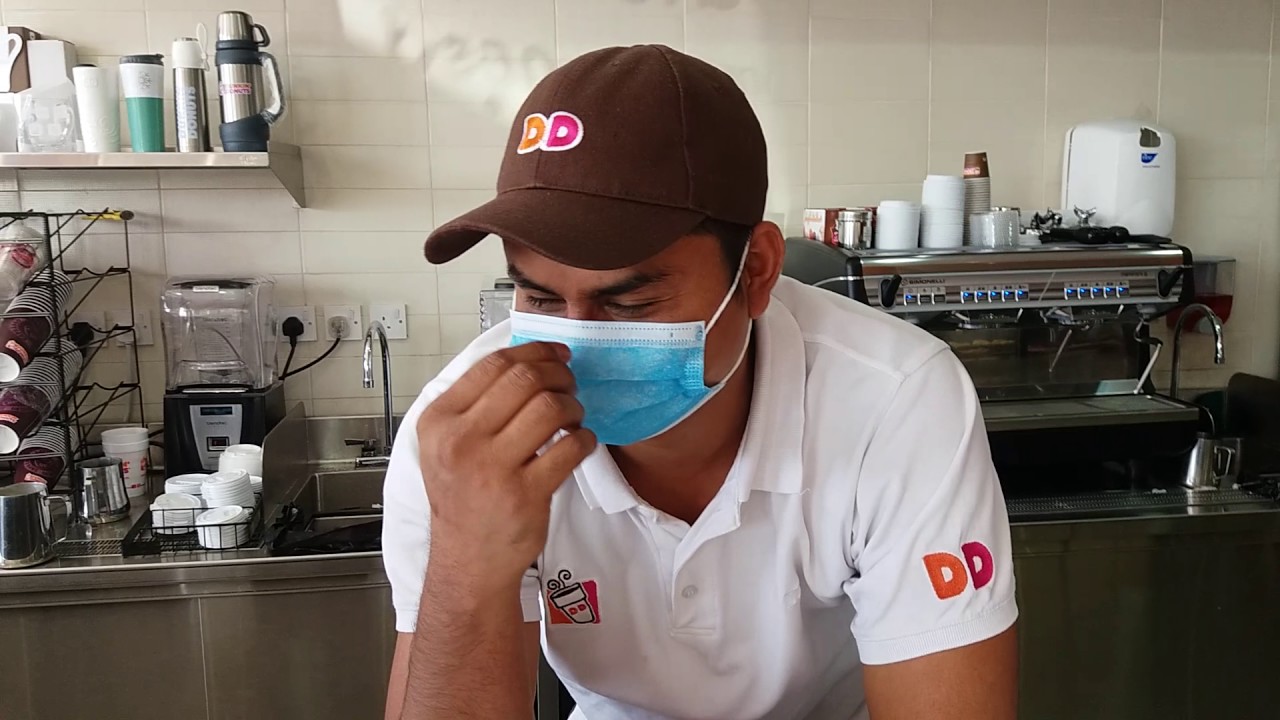 Guys working at dunkin donuts - YouTube