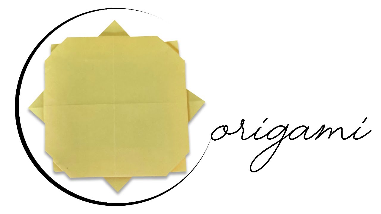 Sol de papel - Origami (Fácil) - YouTube