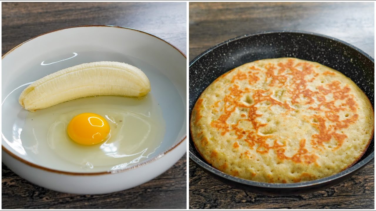 15 Minutes Snacks Recipe | Easy Banana Cake in Frying Pan | Cook With ...