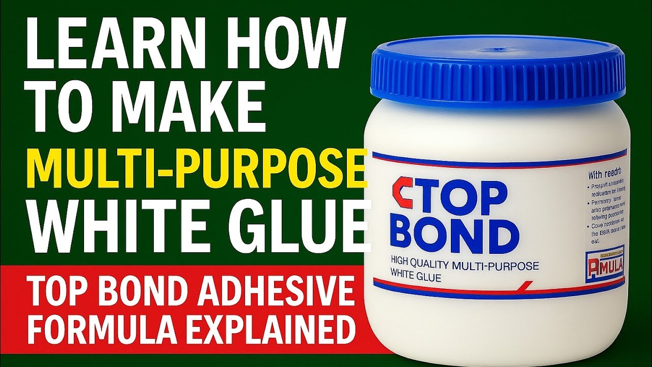 Top Bond Adhesive Formula | How to Make Multi-Purpose White Glue From ...
