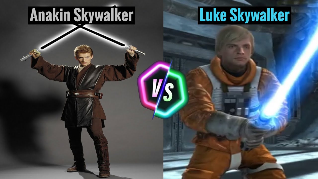 Star Wars: The Force Unleashed - Anakin Skywalker (Darksaber) Vs Luke ...