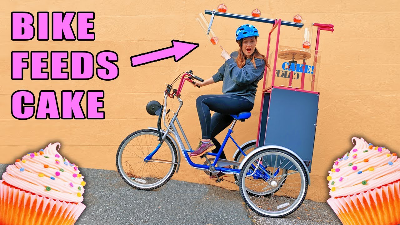 This Bike Feeds You Cake! - YouTube