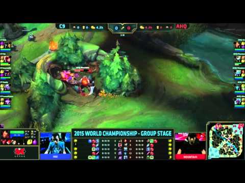 C9 vs AHQ/2015 World Championship - Group Stage - Week 1 Day 1 - YouTube