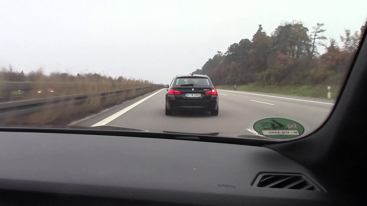 BMW 160 MPH German Autobahn - This is how normal people drive every day ...
