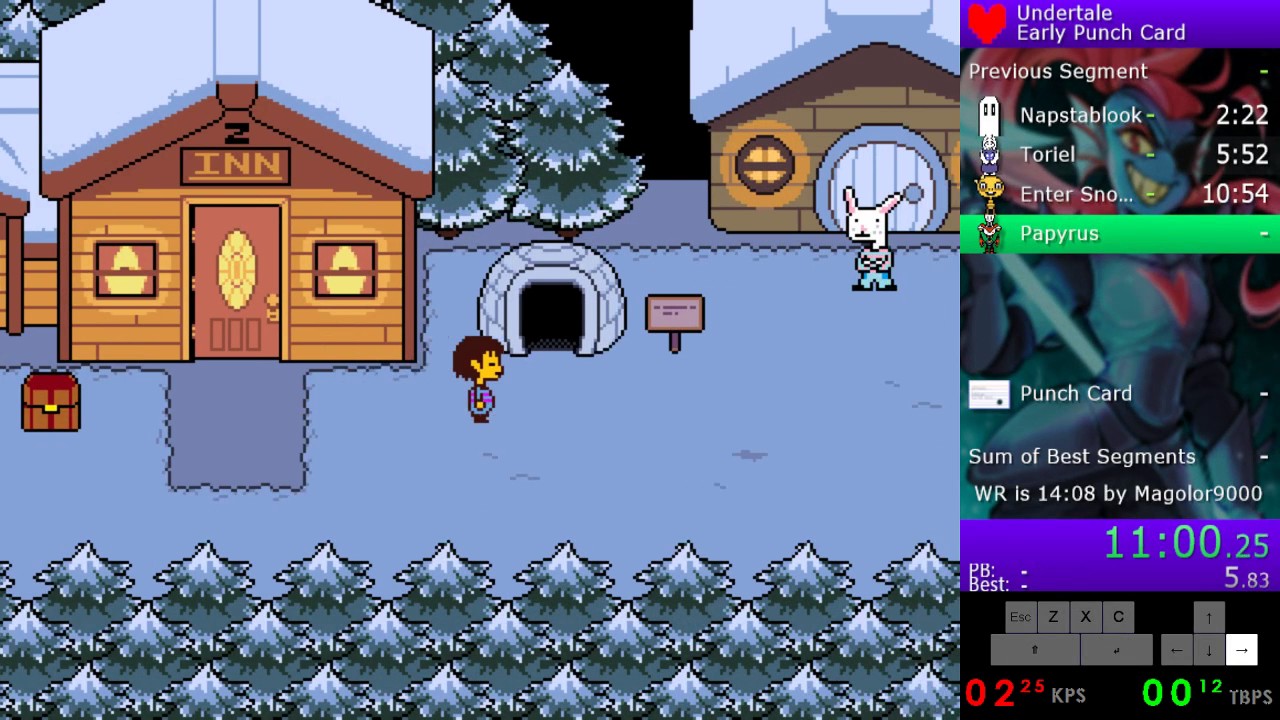 Undertale Speedrun [Early Punch Card] in 17:40 - YouTube