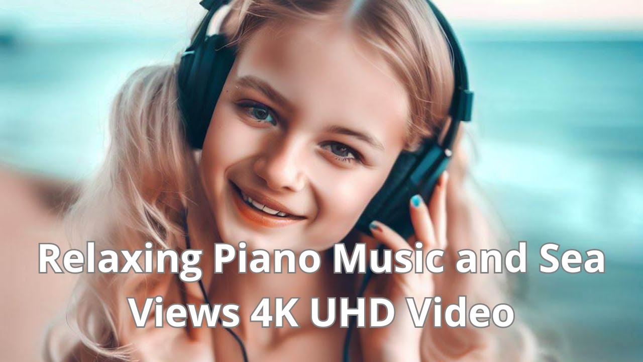 Relaxing Piano Music and Sea Views 🌊 4K UHD Video - YouTube