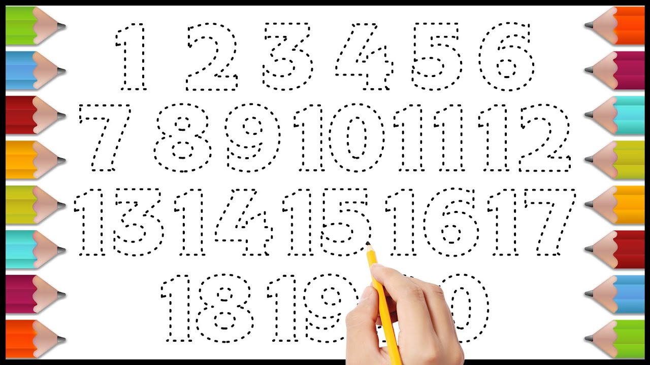 [Numbers Game] Learn 1-20 Counting Numbers from Dots |Counting Numbers ...