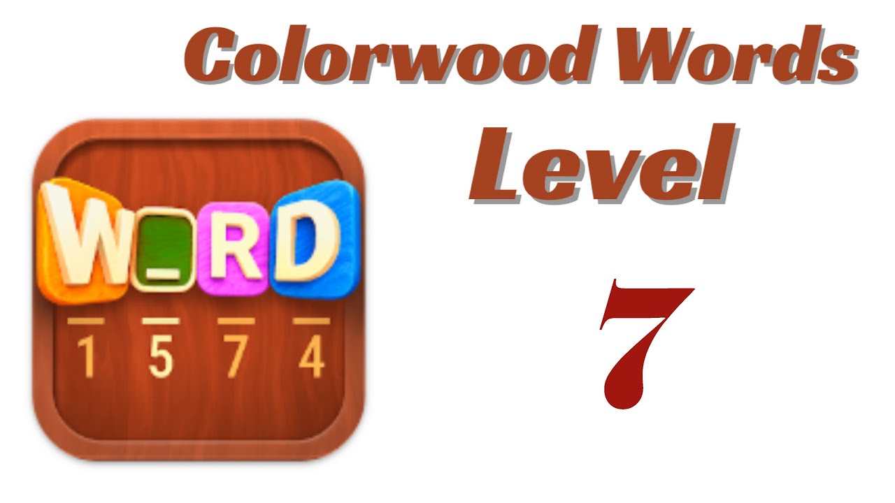 Colorwood Words Level 7 Answers | Colorwood Words - Cryptogram - YouTube