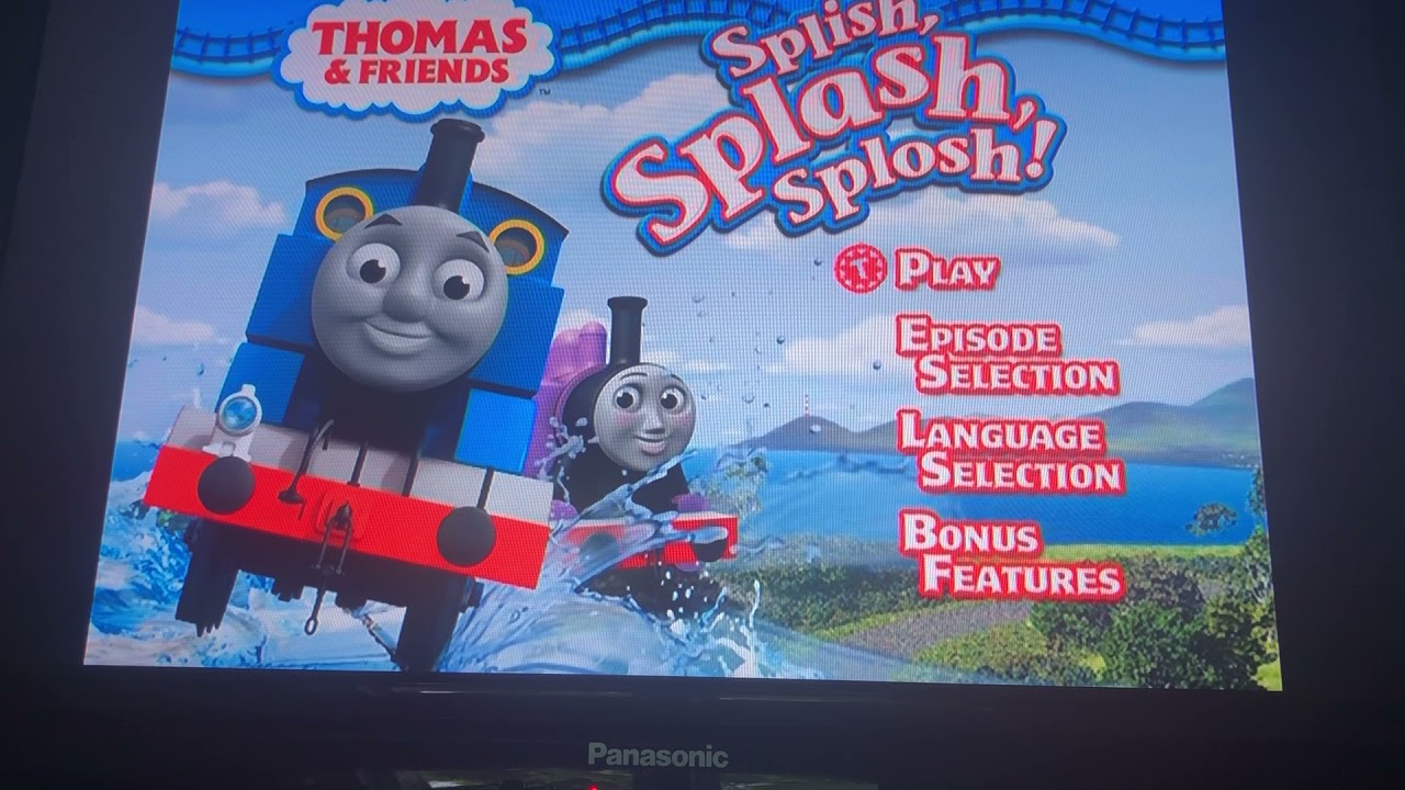 Thomas & Friends: Splish, Splash, Splosh 2010 DVD Menu Walkthrough ...