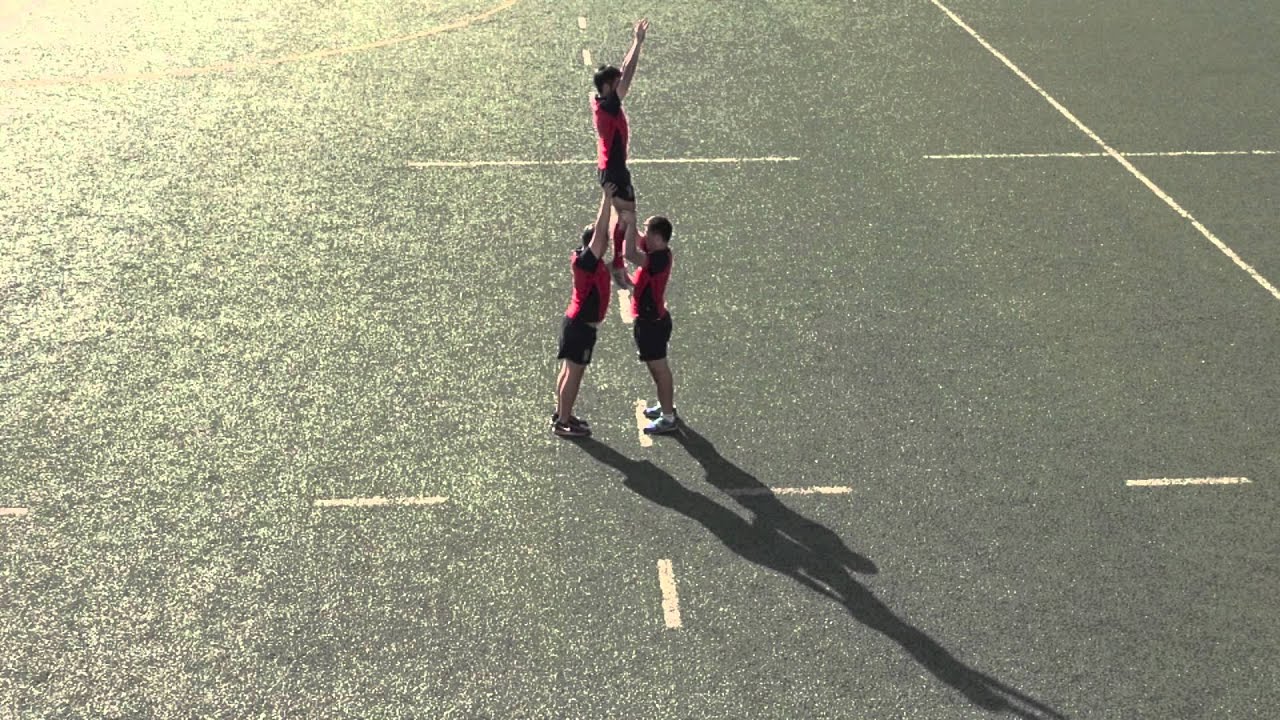 Lineout Drill 07 - Lifting Technique (Progression 2) - YouTube