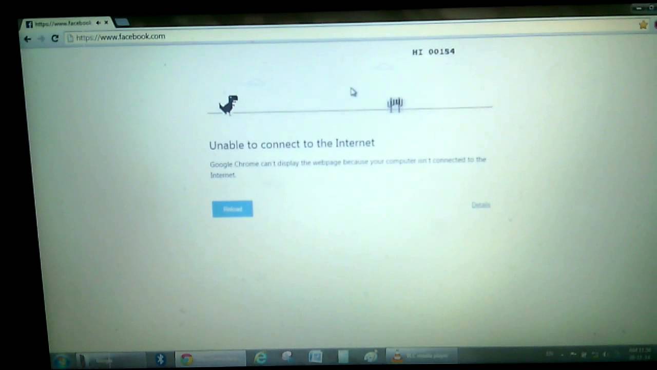 Google chrome Easter egg T-Rex runner game - YouTube