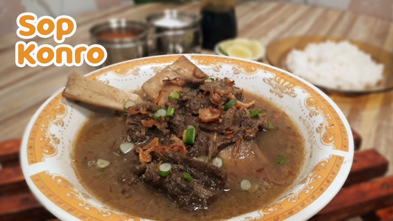 RESEP SOP KONRO ASLI MAKASSAR - YouTube
