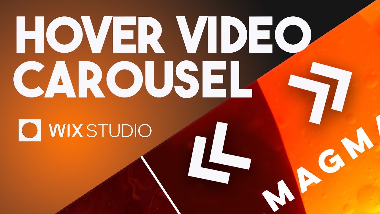 Hover Video Carousel in Wix Studio - YouTube