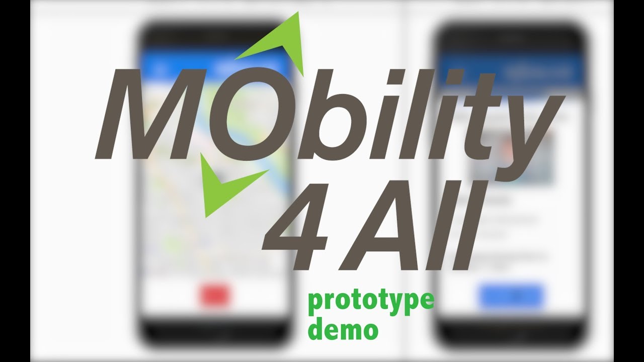 Mobility 4 All - demo of prototype app - YouTube