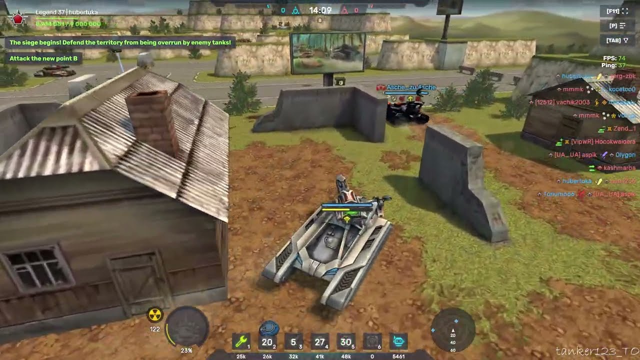 Tanki Online Ricochet Helios Augment and Dictator gameplay no ...