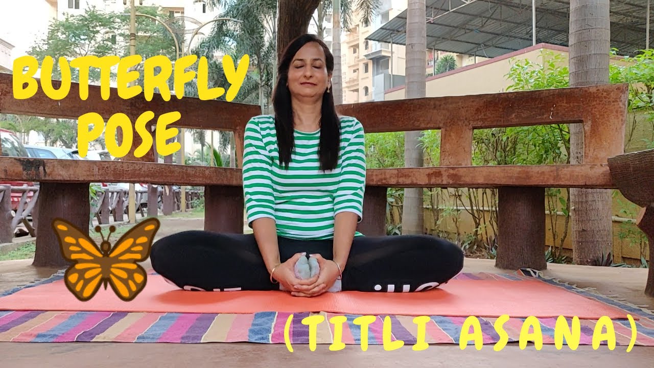 How to do Butterfly Pose (Titli Asana) | Yoga For Women | PCOD ...