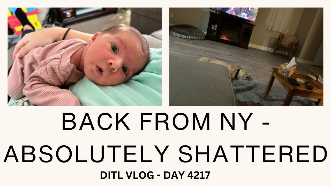 DITL VLOG - back from NY absolutely shattered (day 4217) - YouTube