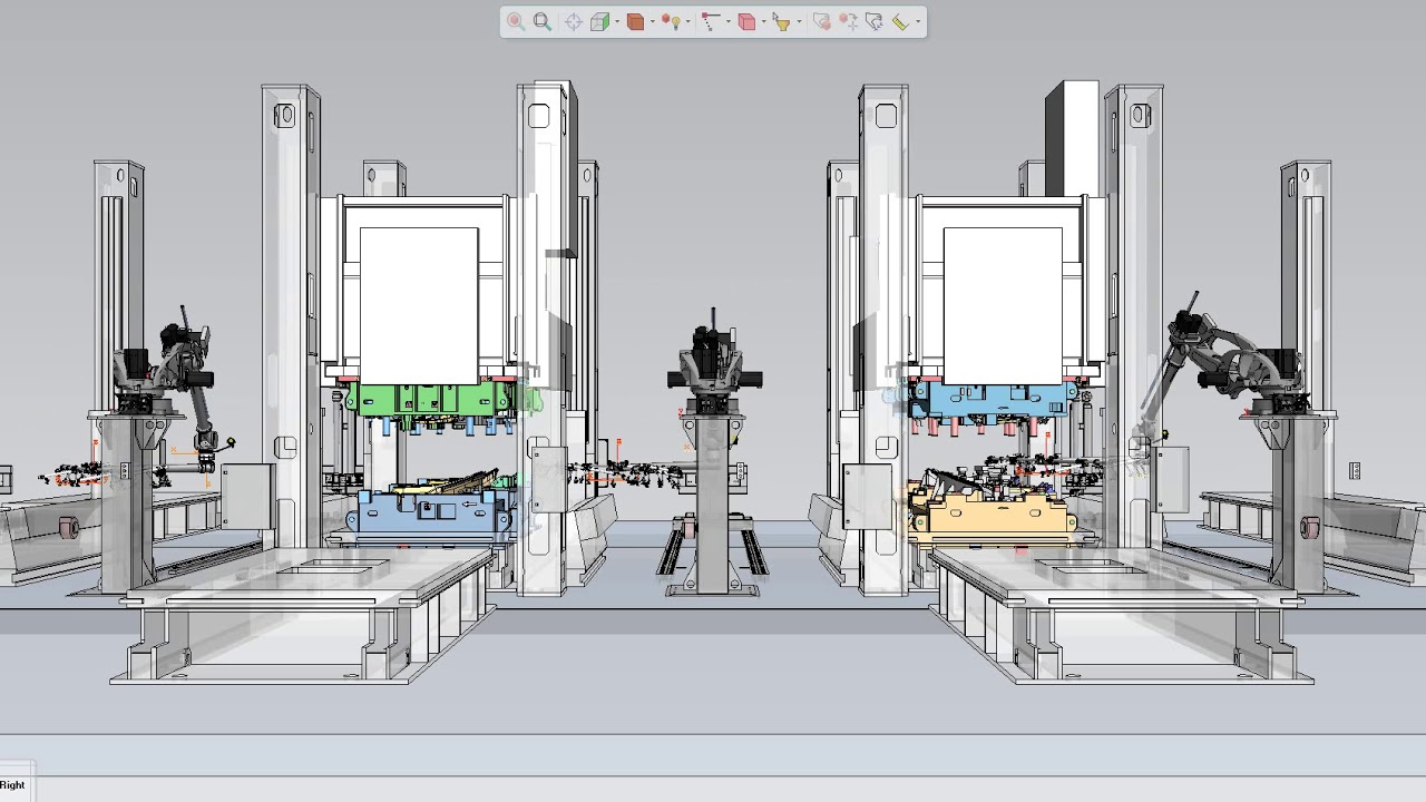 Process Simulate Comau PressLine Last - YouTube