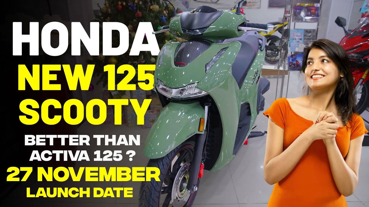 Honda Launch New Scooty in 27th November 2024 | Honda New 125cc Scooty ...