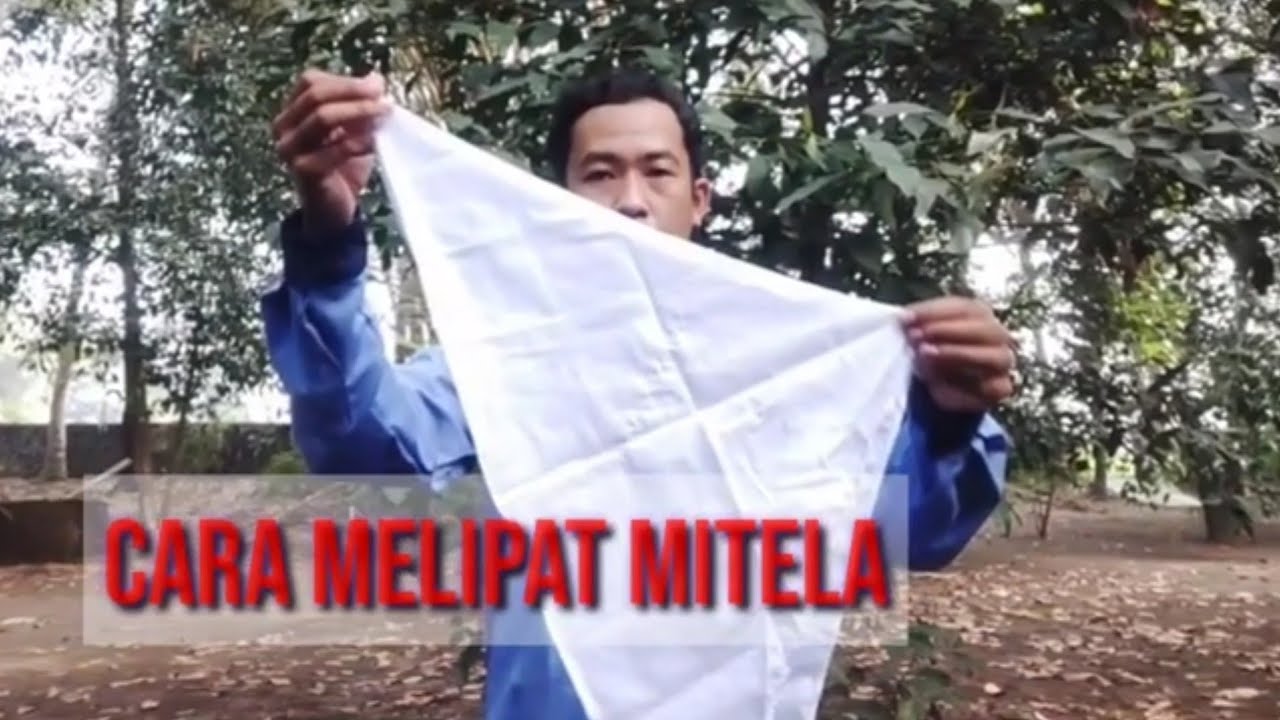 Cara Melipat Mitela untuk Pertolongan Pertama (PP) - YouTube