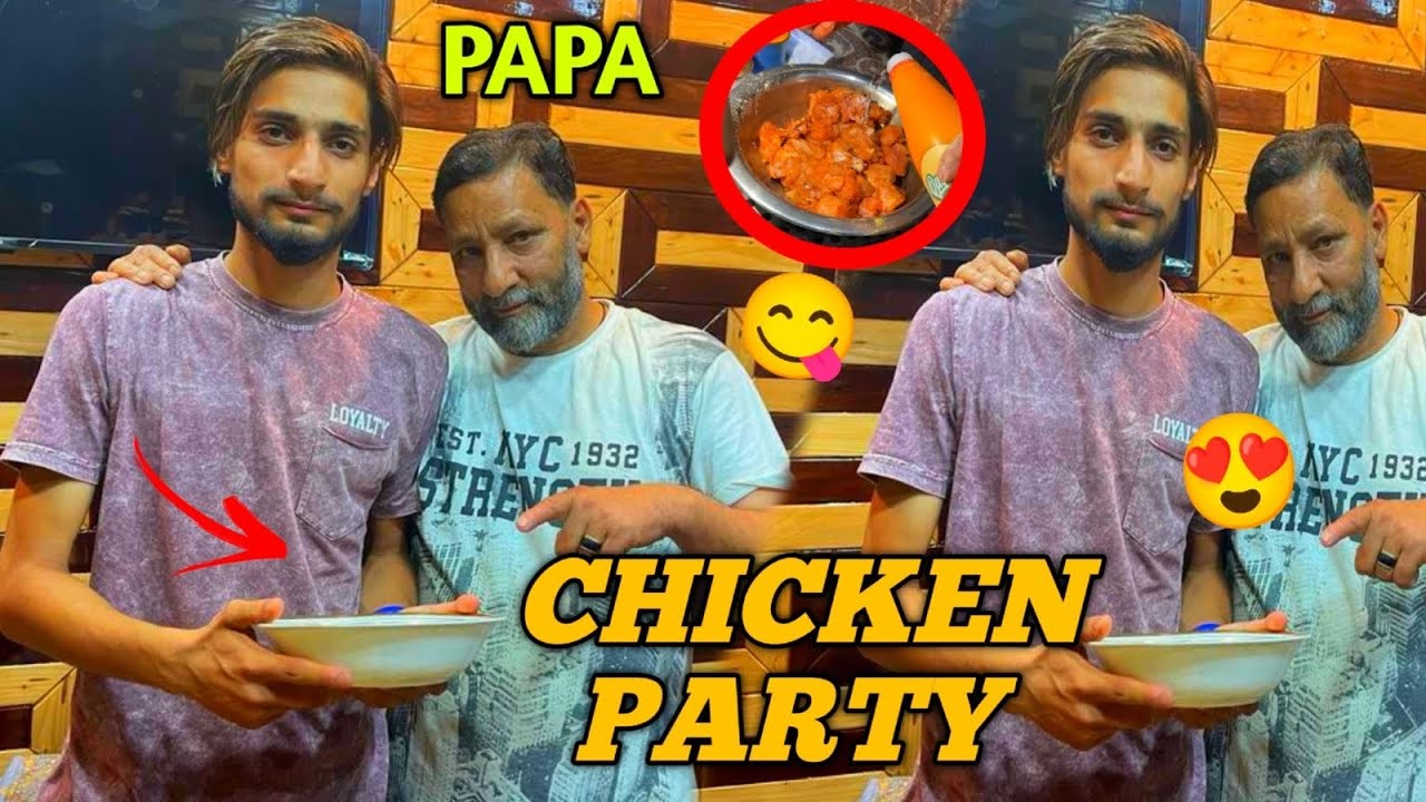 My first vlog -jaba jaba chicken party with my papa after long time ...