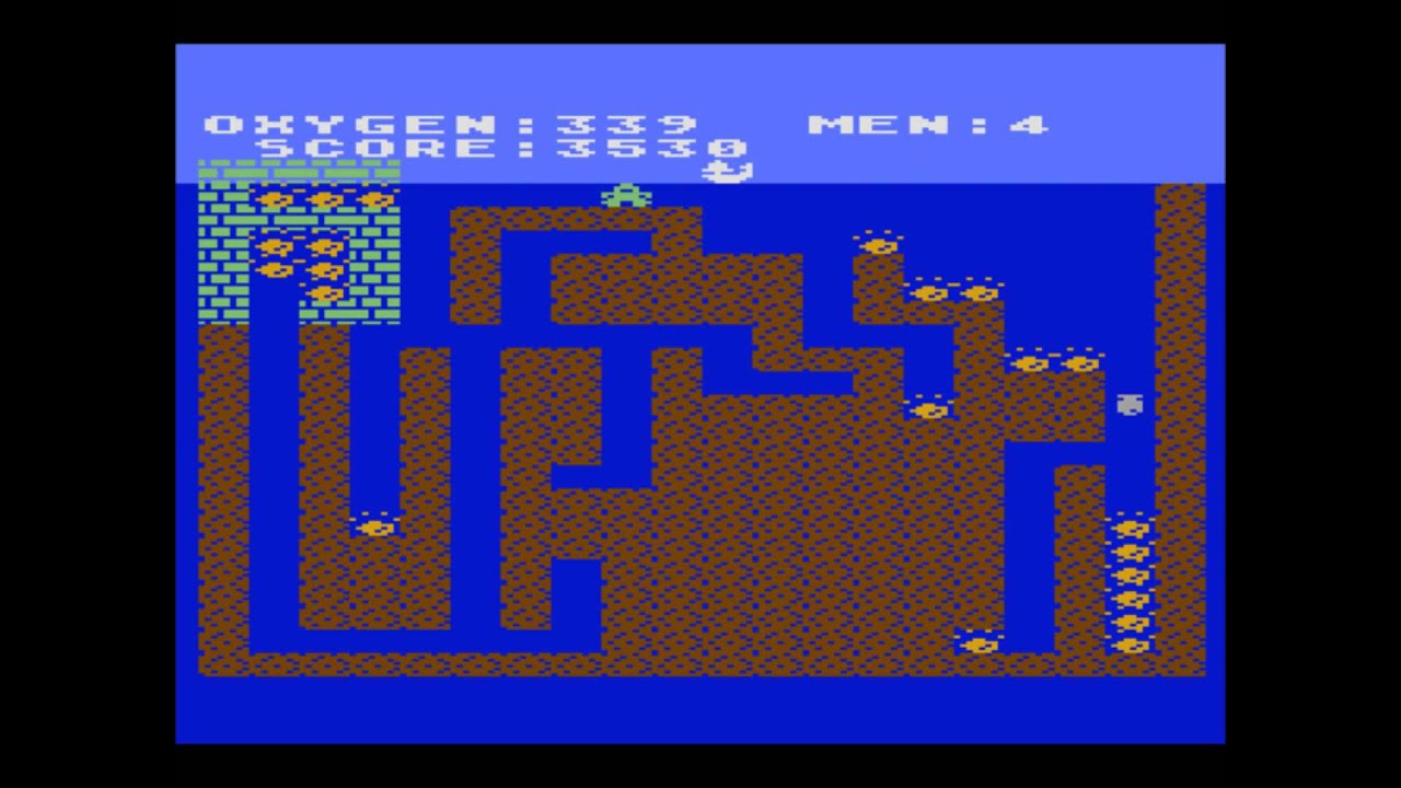 Gold Diver for the Atari 8-bit family - YouTube