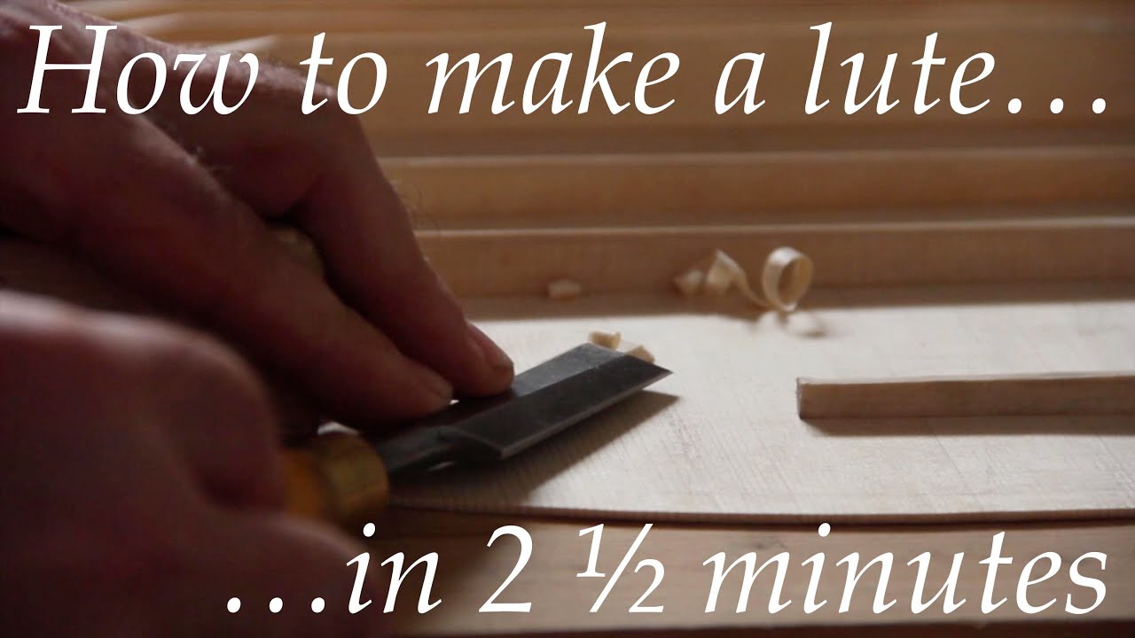 How to make a lute in 2½ minutes - YouTube